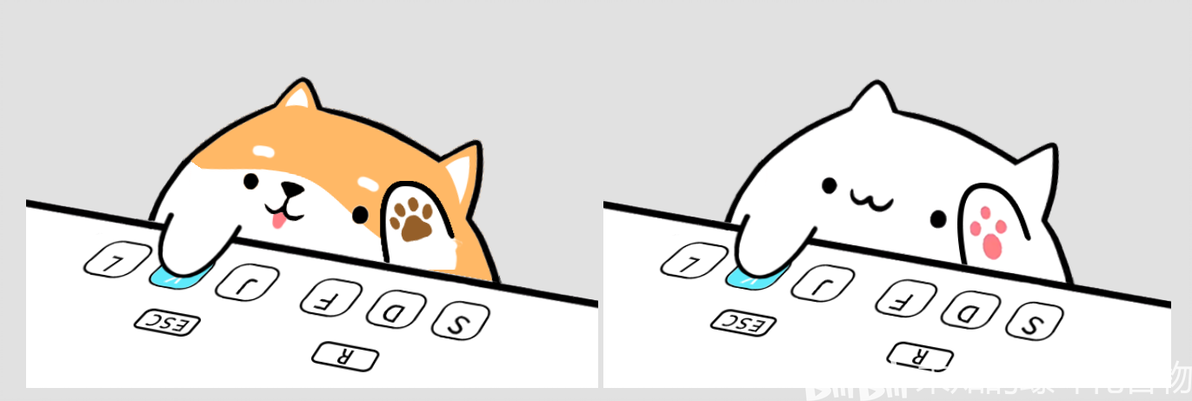 [Bongocat自制皮肤]或许你需要一只音游猫猫/狗狗陪你打歌吗 - 哔哩哔哩