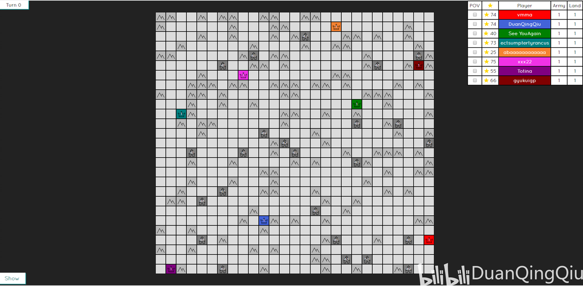 【教学向】generals.io 基本规则介绍 - 哔哩哔哩