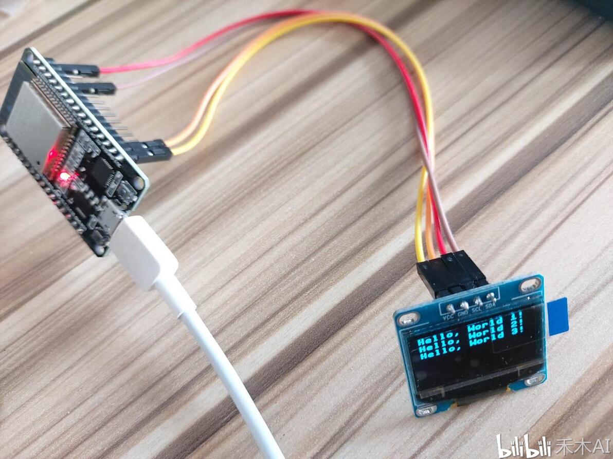 ESP32 oled12864显示屏使用（MicroPython） - 哔哩哔哩