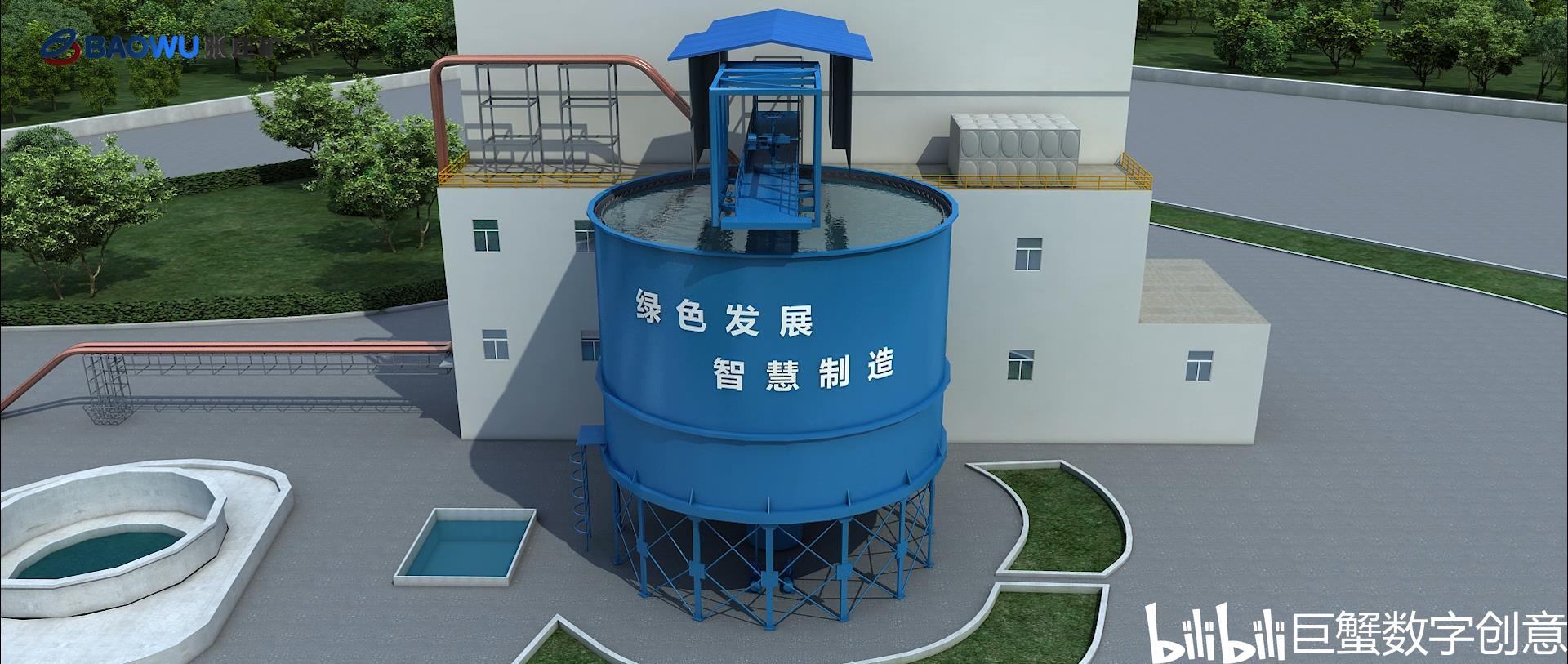 广州数字孪生工厂3d模型 三维可视化建模 三维虚拟仿真交互模型 哔哩哔哩