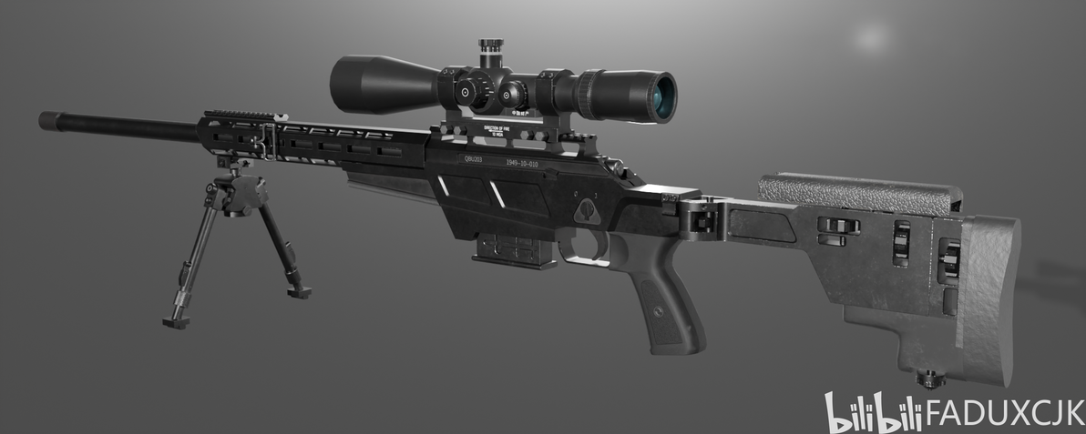 国产QBU203（CS/LR35）型7.62毫米高精度狙击步枪 - 哔哩哔哩