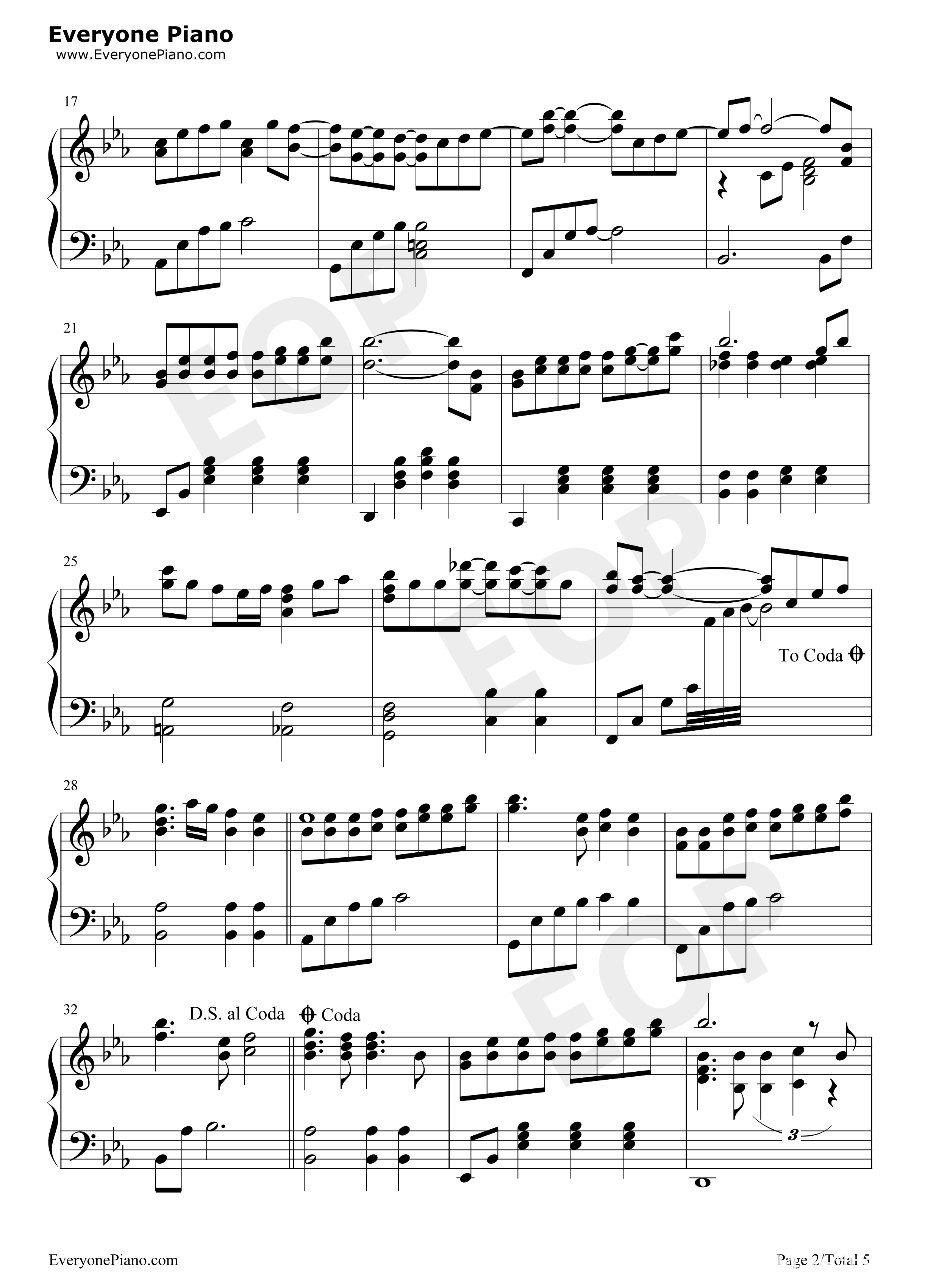《樱花纷飞(桜流し)》钢琴谱 剧场版动画《新世纪福音战士 Eva 新剧场版:q》主题曲 哔哩哔哩