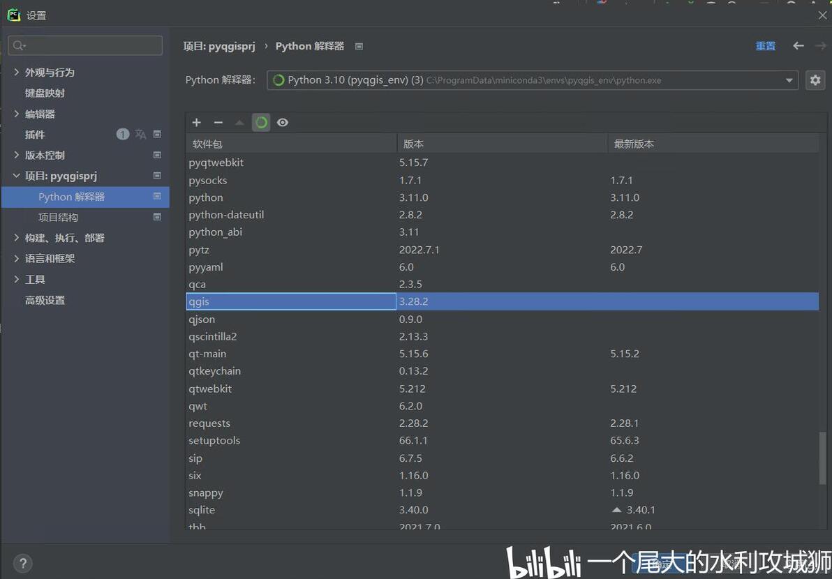 基于Python的多系统QGIS二次开发环境配置方法探究 - 哔哩哔哩