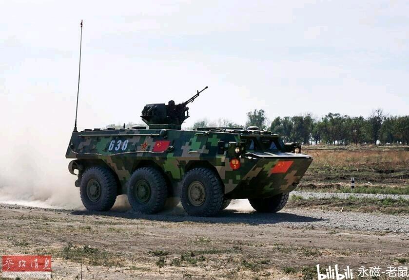 军事科普：ZSL92式6*6轮式步兵战车 - 哔哩哔哩