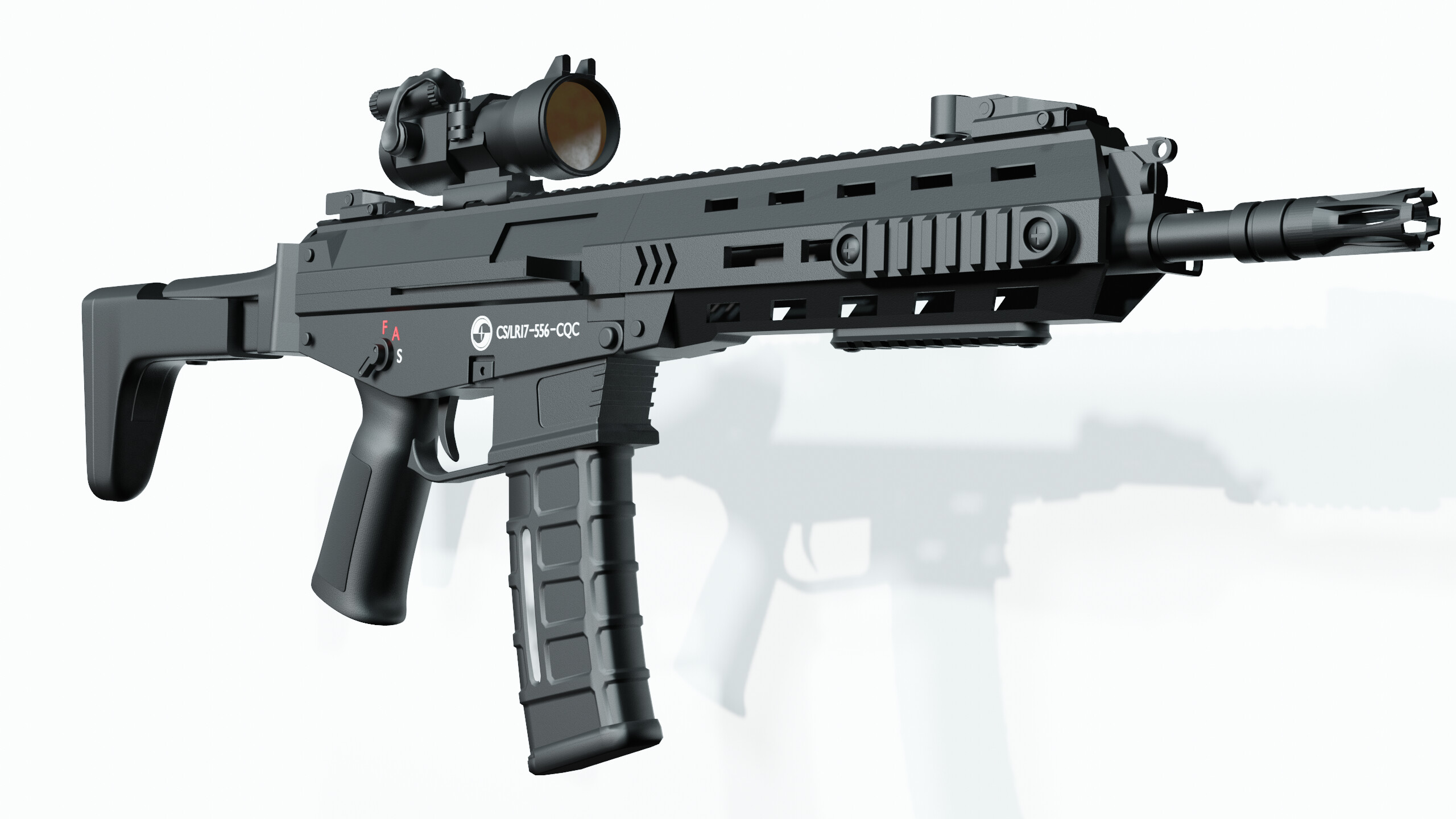 国产CS/LR17模块化步枪 - 哔哩哔哩