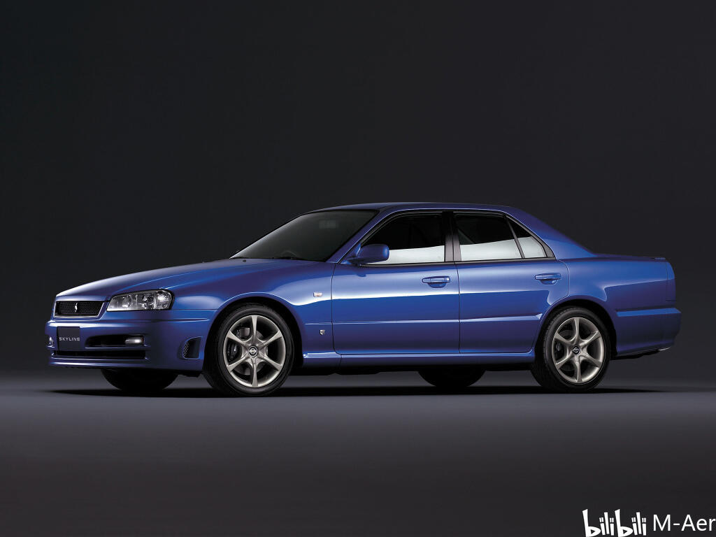 中古车型系列63——日产Skyline R34 - 哔哩哔哩
