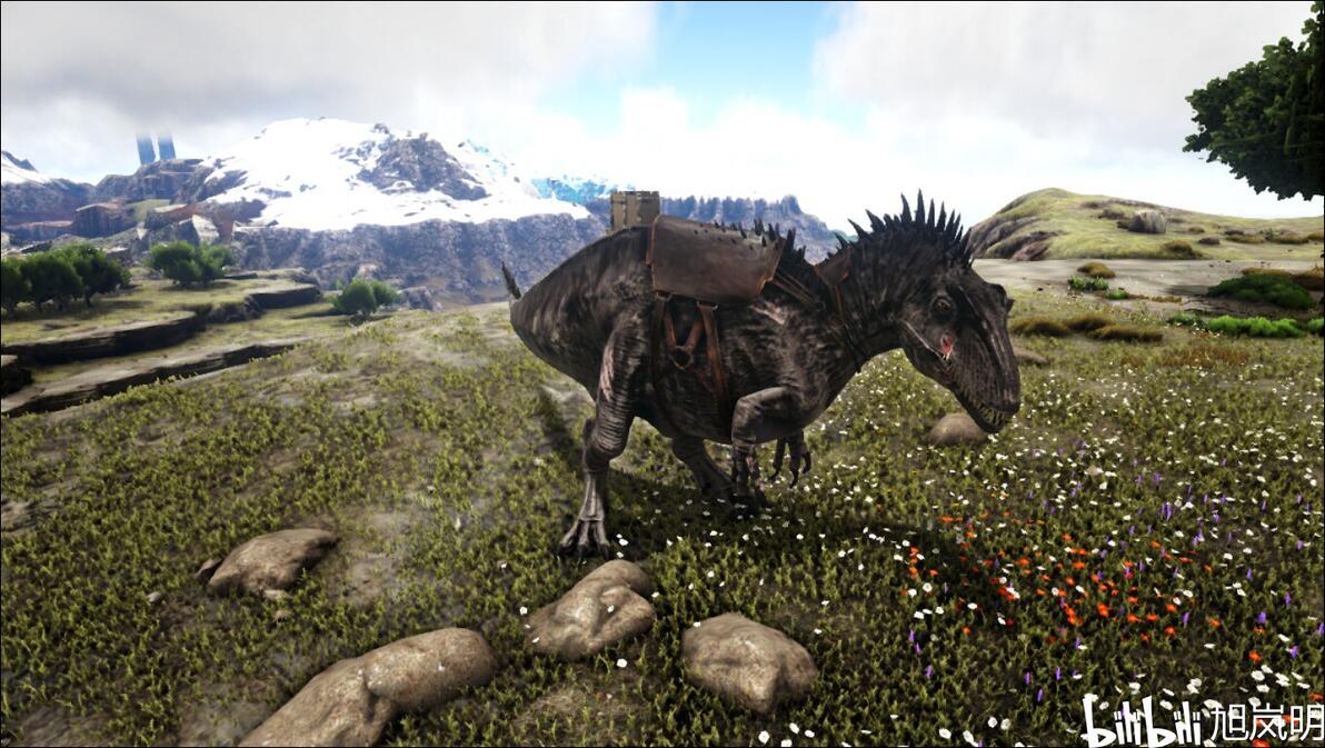 方舟生存进化模组生物介绍：高棘龙！（ARK Additions：The Collection!） - 哔哩哔哩