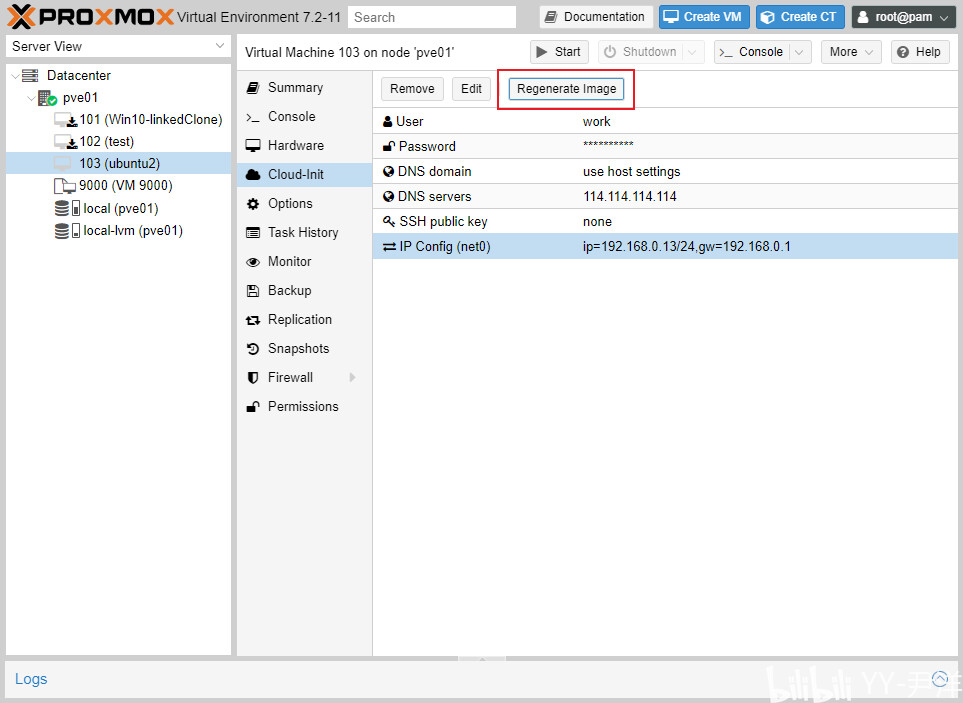 平替VMware？开源虚拟化管理平台Proxmox VE（九）Cloud-Init - 哔哩哔哩