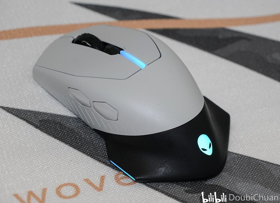 玩票还是玩真的？350小时持久续航 Alienware AW610M无线鼠标 - 哔哩哔哩