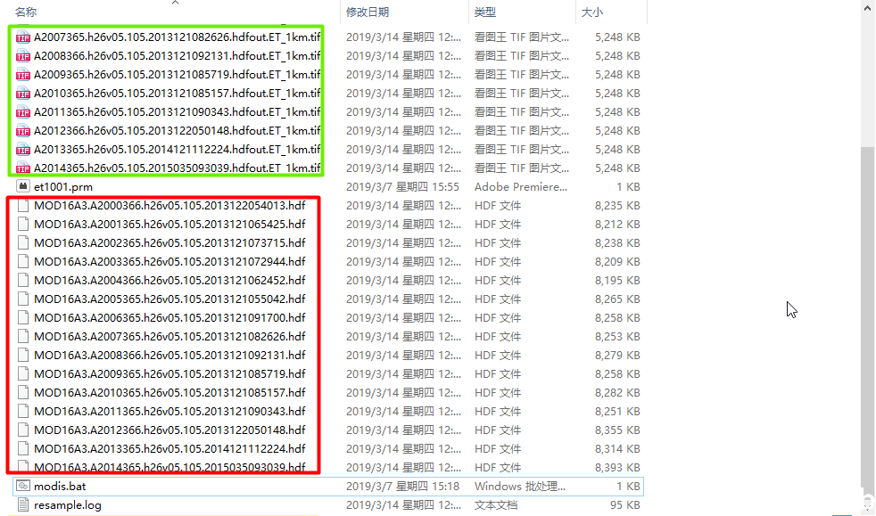 [MODIS数据处理#1]利用MRT工具预处理MODIS数据——以MOD16、MOD13为例 - 哔哩哔哩