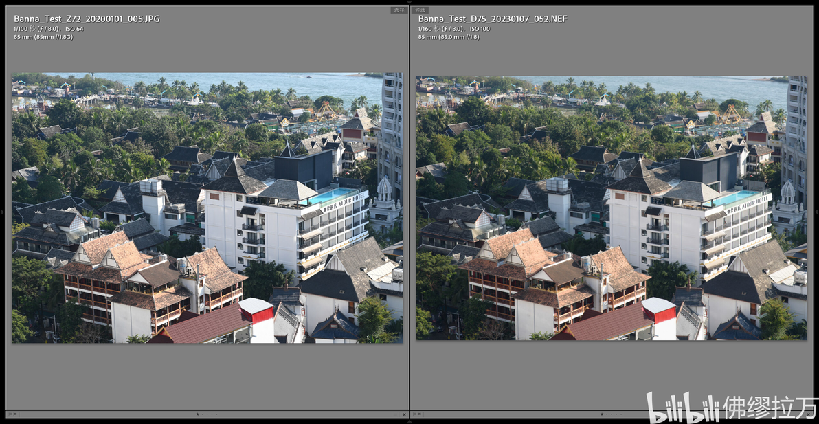 尼康无反系统升级之路（一）：昔日F卡口高感王者D750大战新晋Z卡口风光毕业机Z7II - 哔哩哔哩