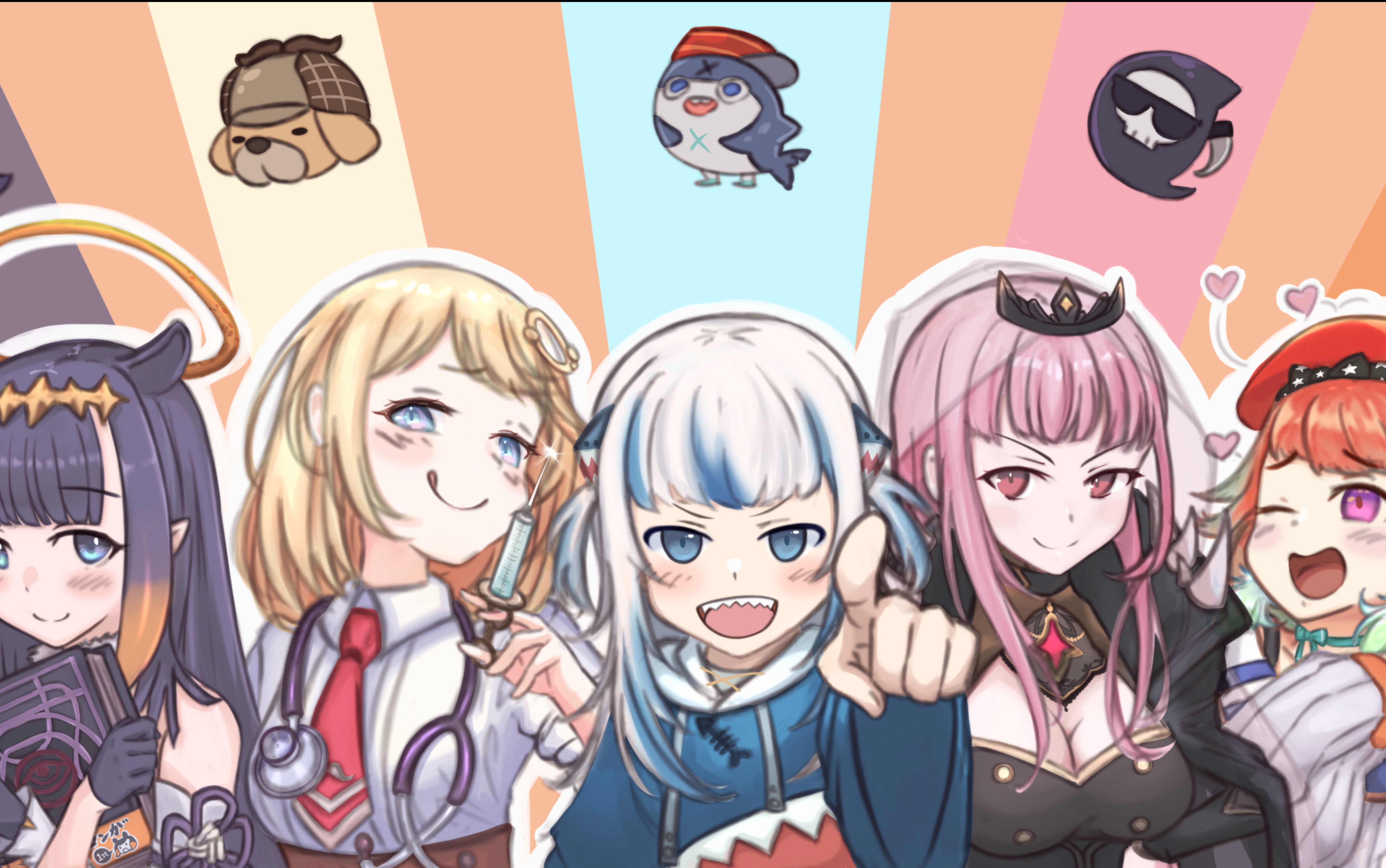 【hololive English】Breaking Dimensions 原创曲MV-来自亚特兰蒂斯的shark-EN歌单-哔哩哔哩视频