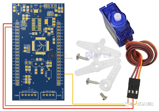 硬件分析，SG90舵机驱动，PCB以及三极管限流技术分享 - 哔哩哔哩