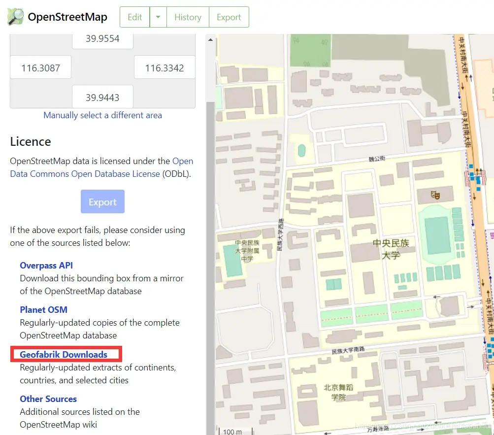 道路路网矢量数据OpenStreetMap的下载方法详细介绍 - 哔哩哔哩