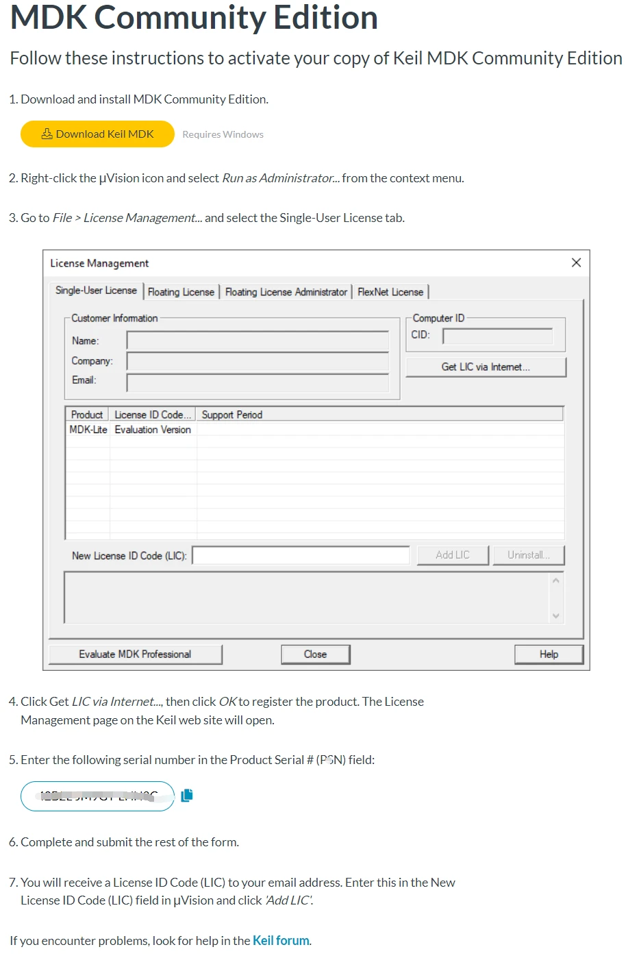 发现MDK社区版授权码是无限延期的，一直可以使用 - 哔哩哔哩