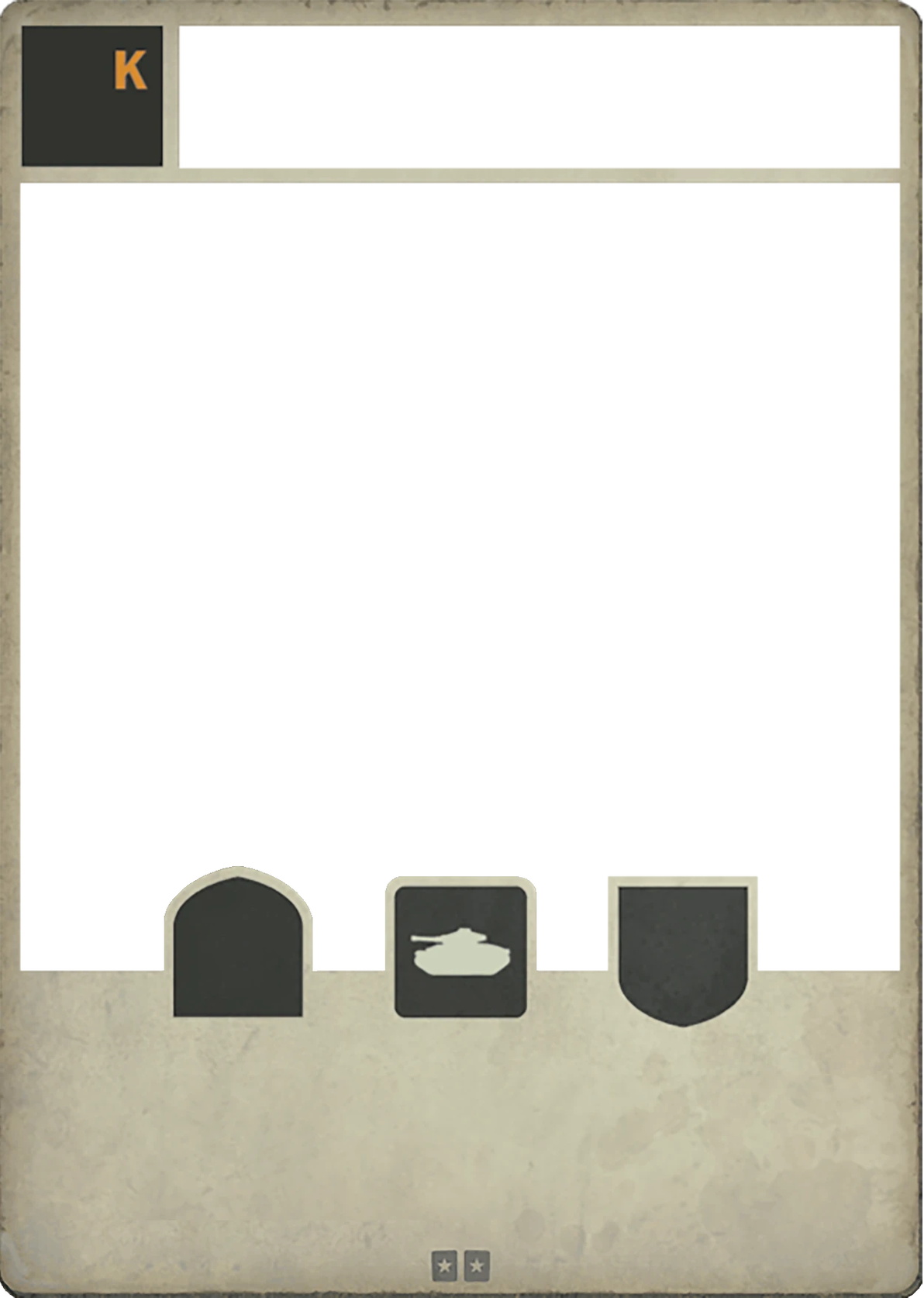 [KARDS] DIY素材-第3弹:空白单位:坦克（无国版） - 哔哩哔哩