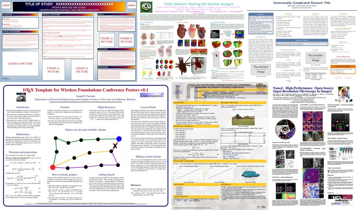 学术海报制作要点和注意事项！附200+Poster模版（可编辑修改） - 哔哩哔哩