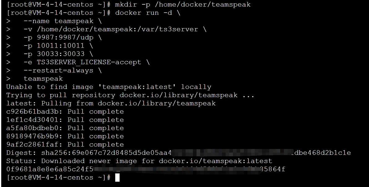 docker创建teamspeak（ts3）教程 - 哔哩哔哩