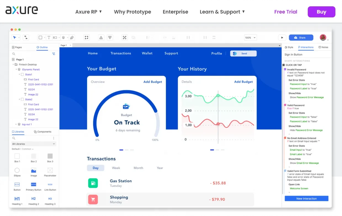 原型设计工具Axure、Figma、即时设计，哪个更好用？ - 哔哩哔哩