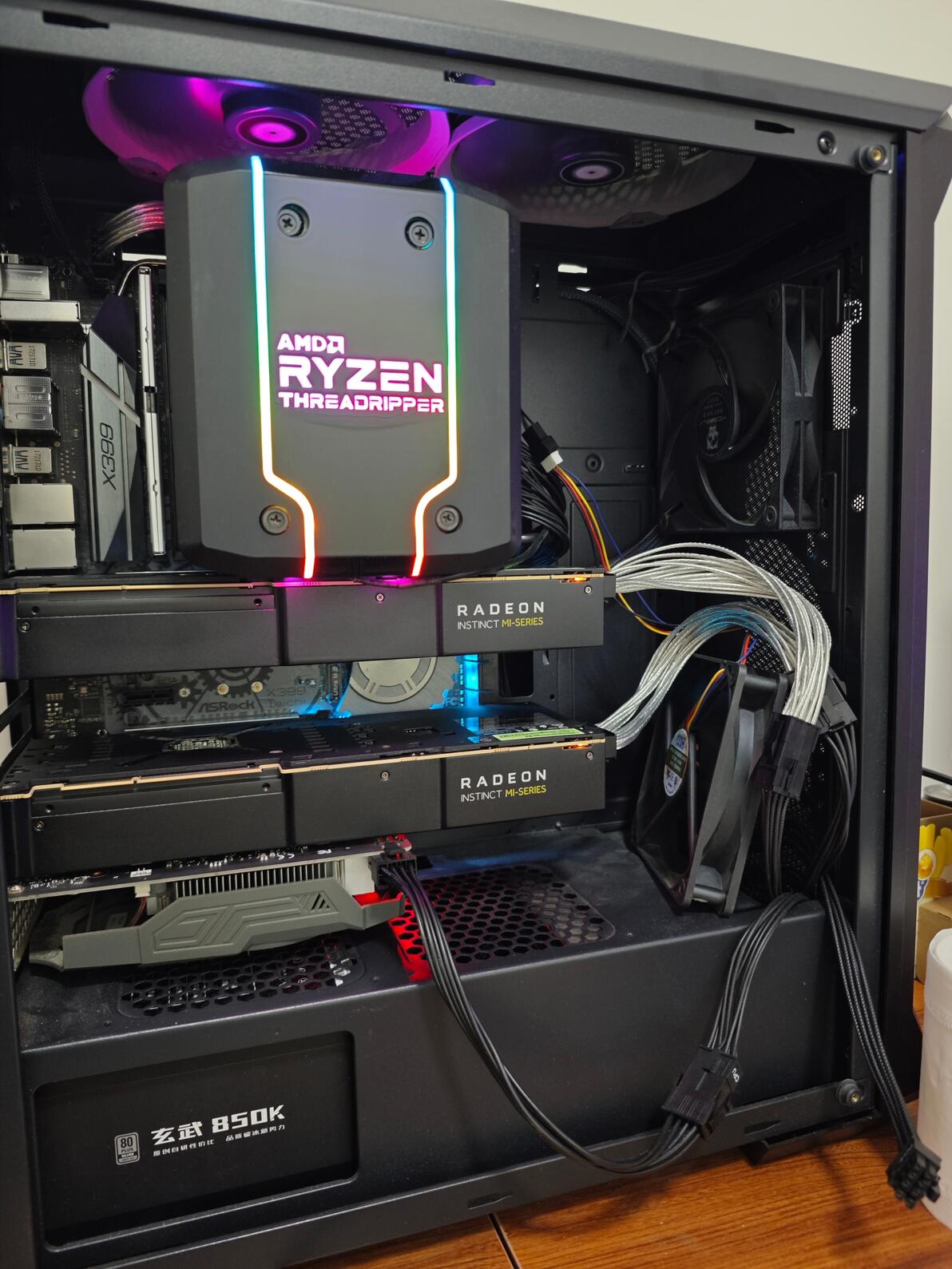 MI50 32G装Windows驱动一步到位 直接识别为MI60 - 哔哩哔哩