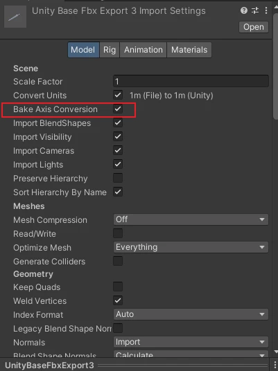Blender的FBX模型导出到Unity的规范 - 哔哩哔哩