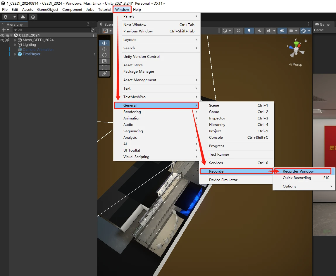 Unity引擎-游戏运行时的视频录制（内置插件） - 哔哩哔哩