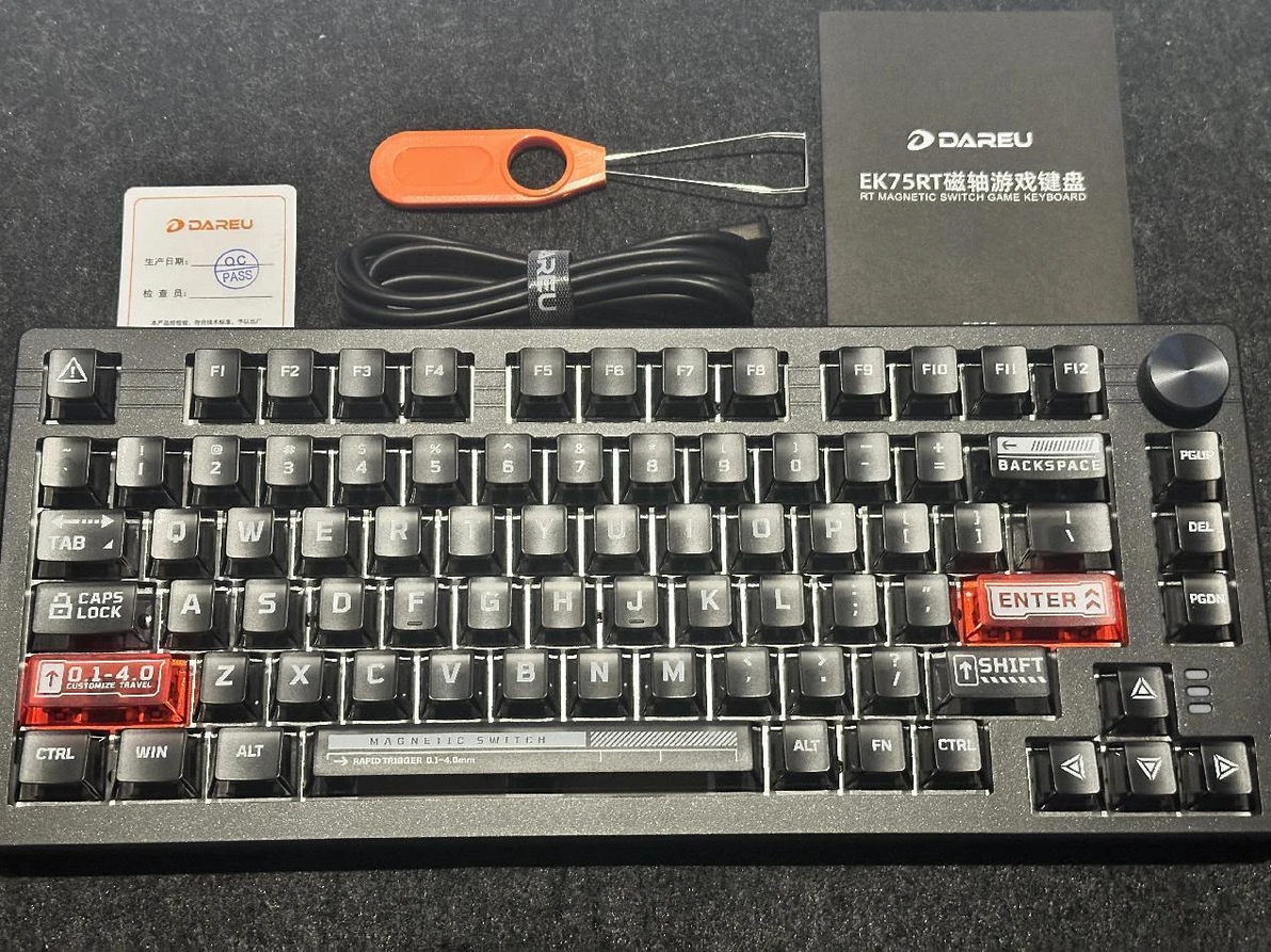 颜值与实力并存，什么叫做顶级外设啊？——达尔优ek75rt - 哔哩哔哩