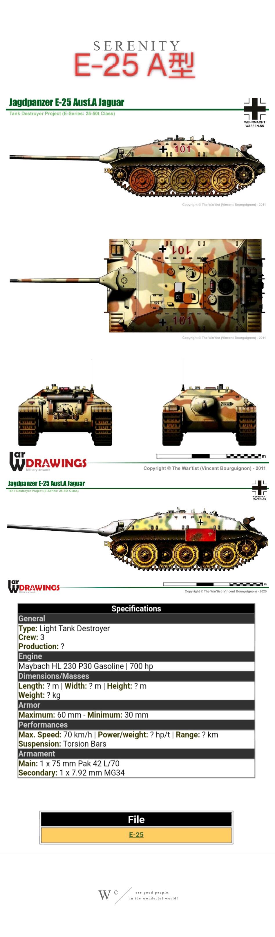 德意志E系列坦克和改歼击车（全略设计图）） - 哔哩哔哩