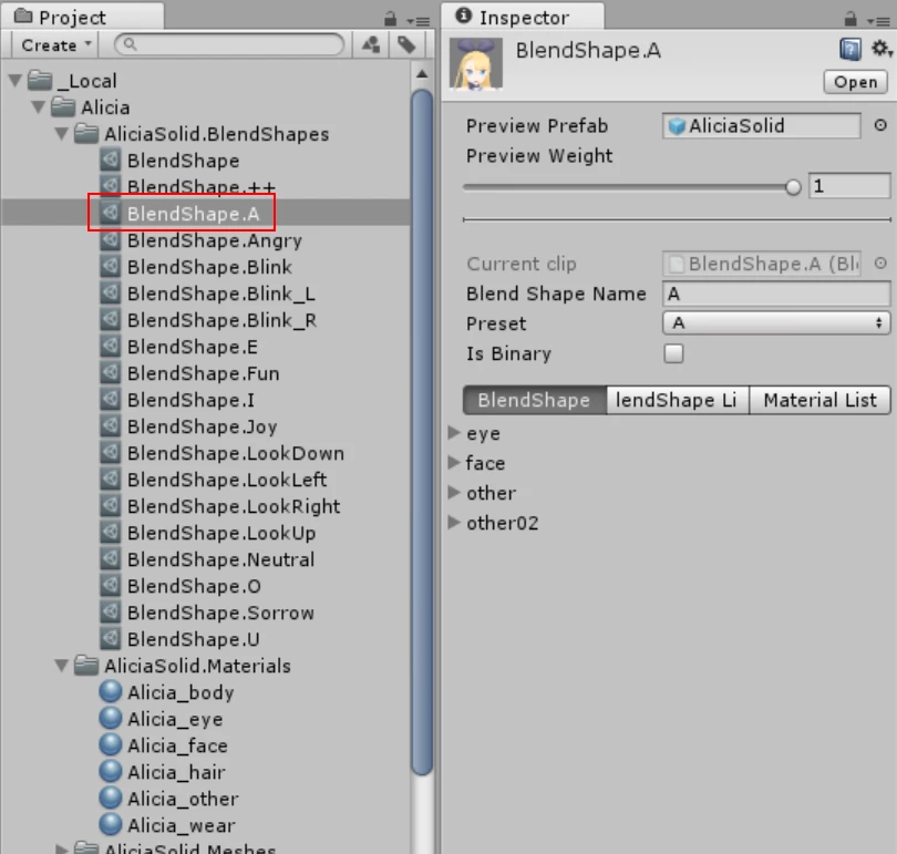 BlendShape 的设置(v0.45) - 哔哩哔哩