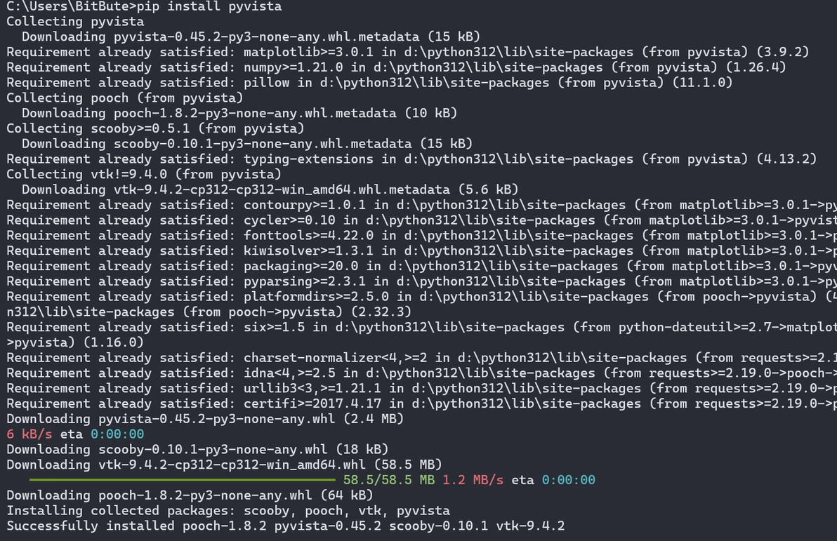 Pyvista--Python下三维图形的可视化方案 - 哔哩哔哩
