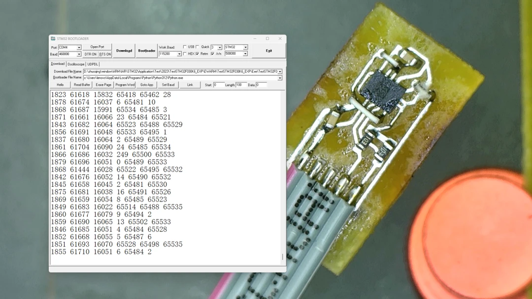 测试LSM6DSV - 哔哩哔哩