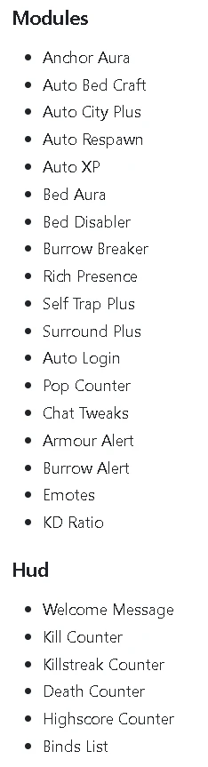 [彗星端]MeteorClient插件整理及功能介绍 - 哔哩哔哩
