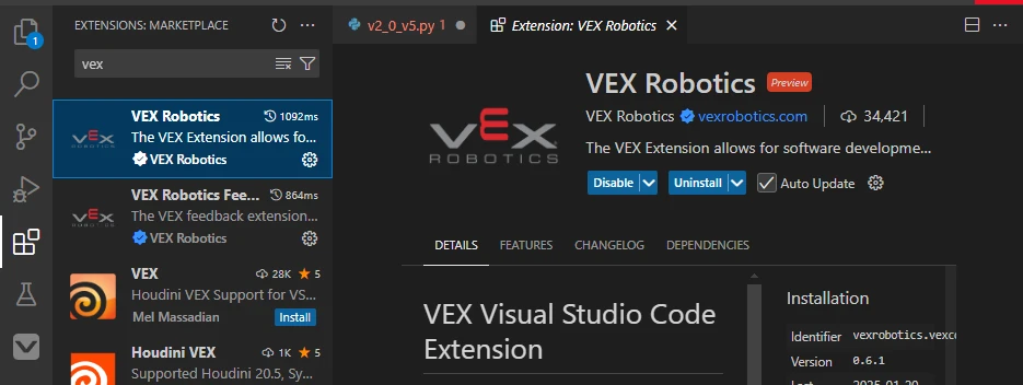 如何在VSCode中为VEX V5编写程序。 - 哔哩哔哩