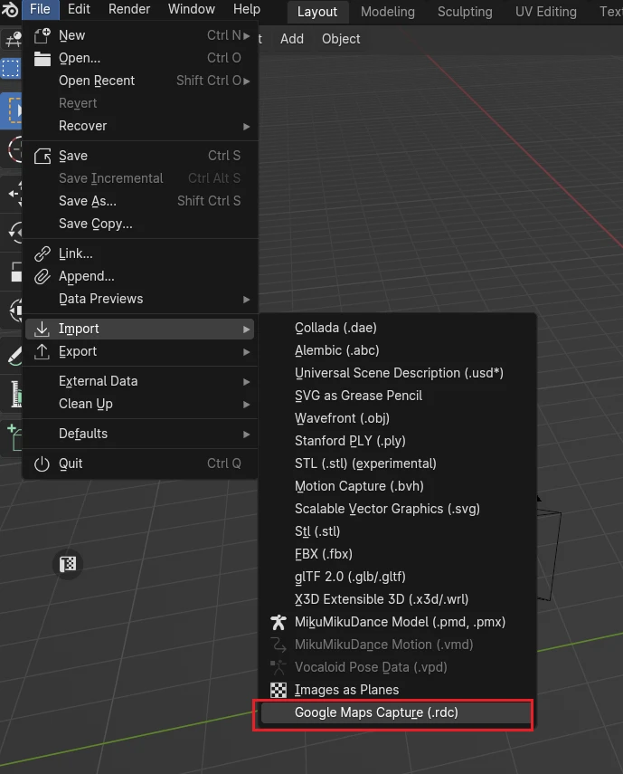renderdoc+blender4.1快速获取google map地形模型 - 哔哩哔哩