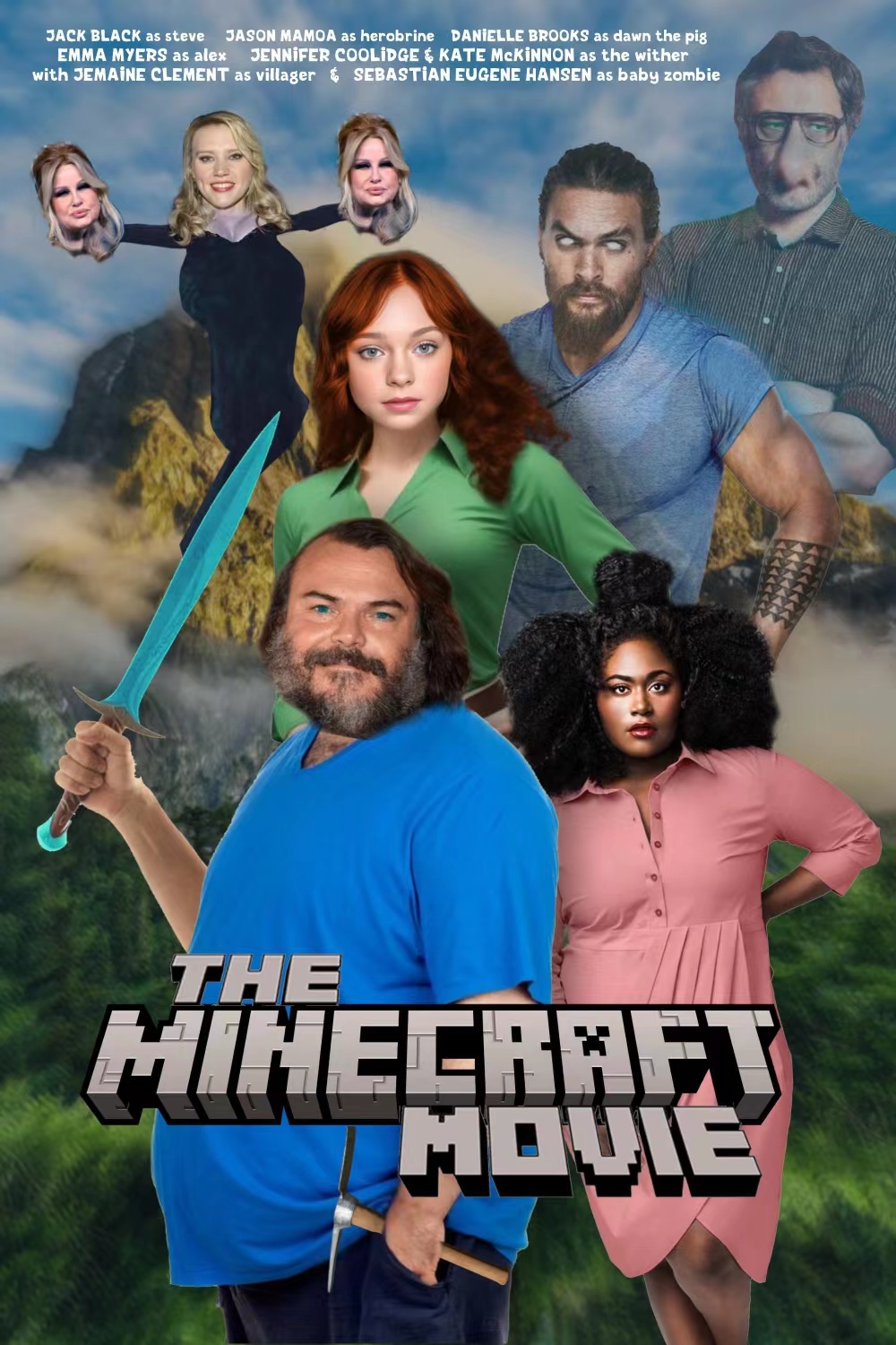 Minecraft资讯：《我的世界》大电影正式开拍啦！电影海报泄露？ - 哔哩哔哩