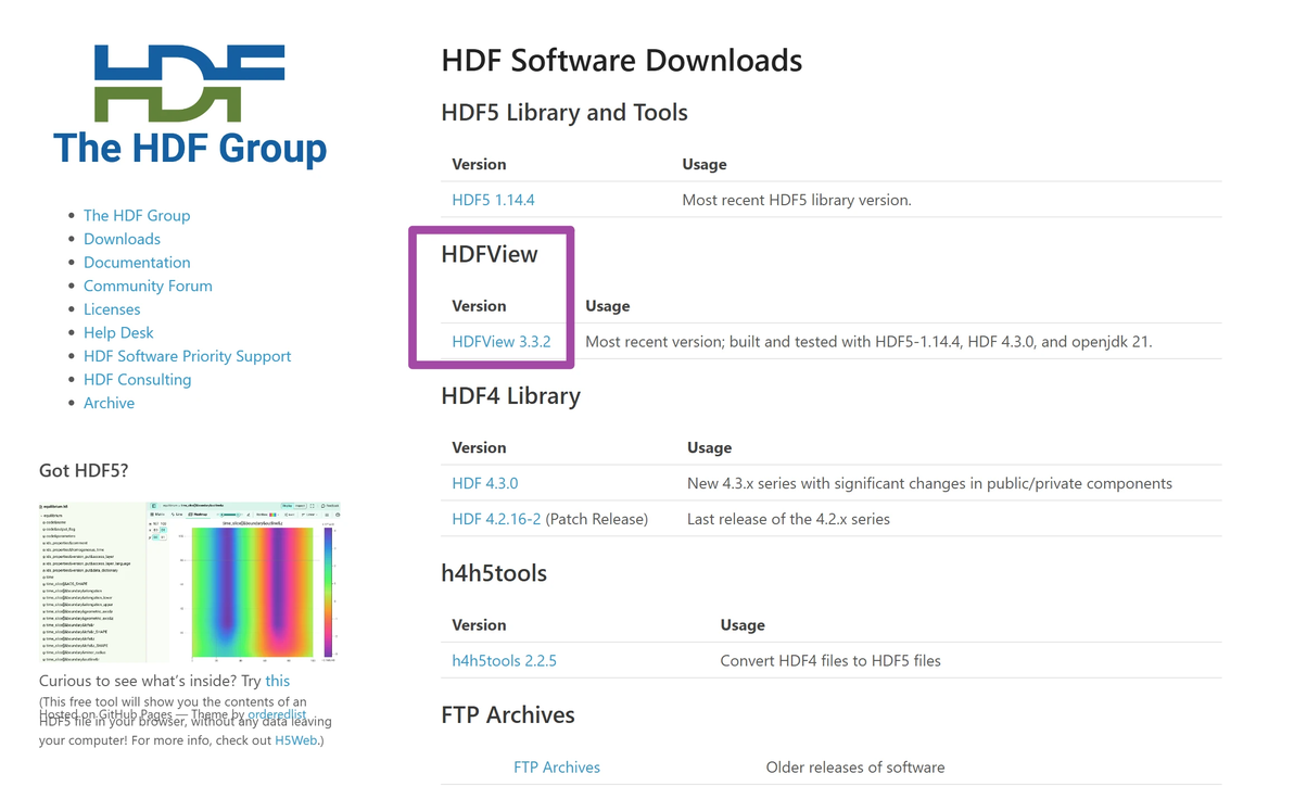 用软件打开HDF5遥感影像：HDFView - 哔哩哔哩
