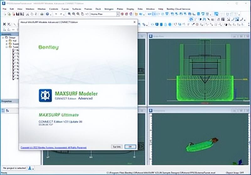 Maxsurf CONNECT Edition V23.06及V2024 (24.00.00.722)下载安装教程 - 哔哩哔哩