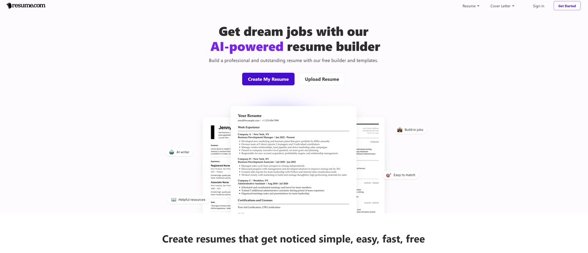 精选10个简历制作网站，帮你打造完美简历 - 哔哩哔哩