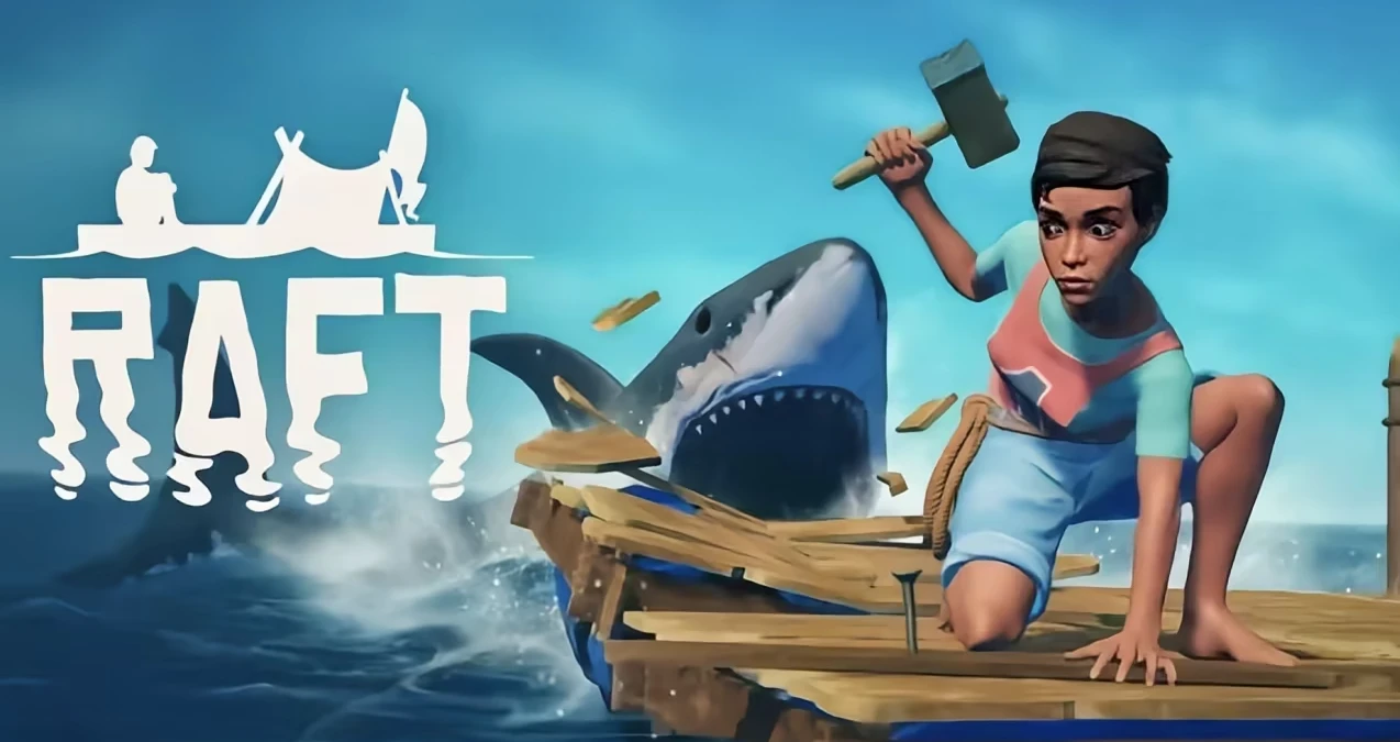 神作分享！木筏求生《Raft》可联机中文版，海上生存+制造，超高评分，电脑+手机 - 哔哩哔哩