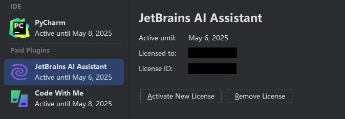 在pycharm里使用Jetbrains ai assistant 插件 - 哔哩哔哩