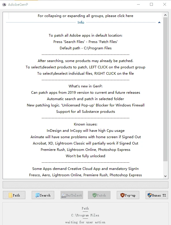Adobe 2019-2024 全套系列通用激活授权补丁 GenP Patch - 哔哩哔哩