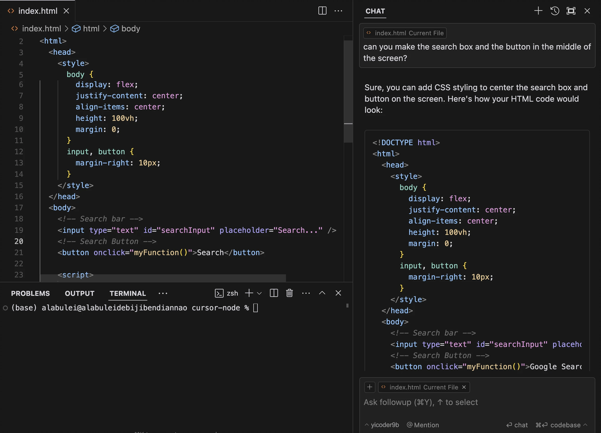 自建AI编程助手 | 本地 Yi-Coder模型 + Cursor 5分钟写一个 - 哔哩哔哩