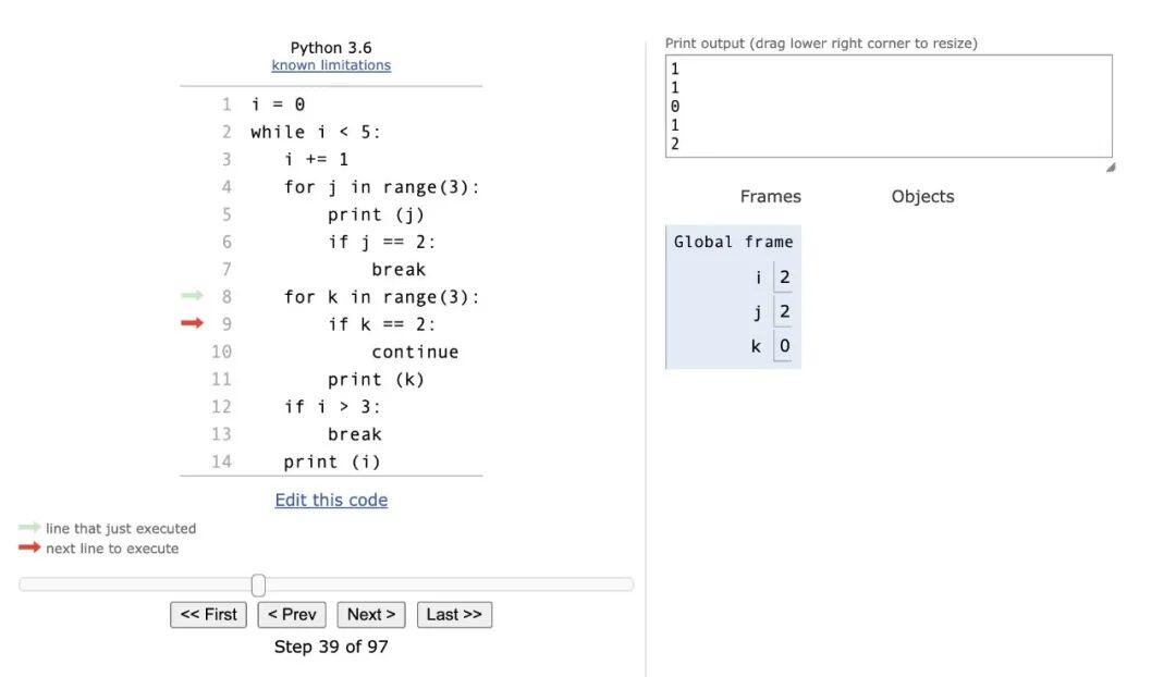 pythontutor：一个能帮你看懂程序的代码可视化工具 - 哔哩哔哩