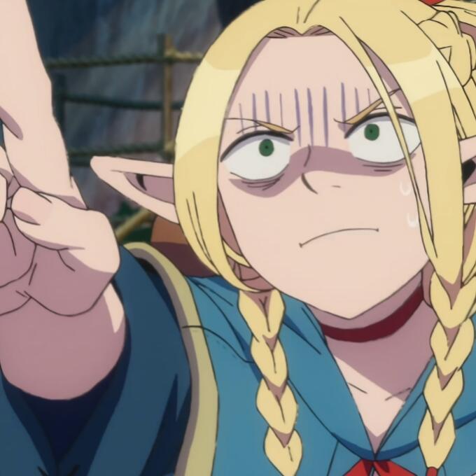 【自截／存档】《迷宫饭》——玛露西尔表情包＆头像（第一集） - 哔哩哔哩