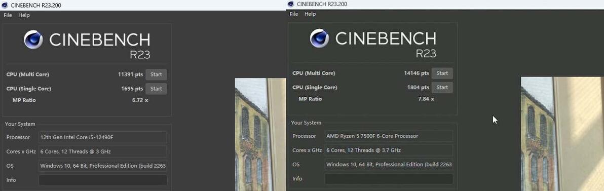 纯玩游戏，I5-12490F和R5-7500F哪个性价比高？实测告诉你 - 哔哩哔哩