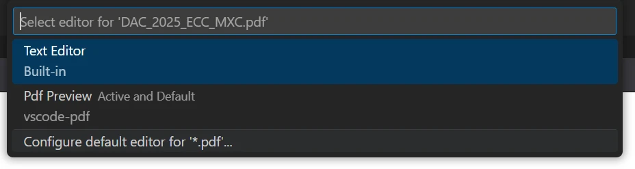 vscode/cursor用vscode-pdf插件打开PDF是文本模式且为乱码 - 哔哩哔哩