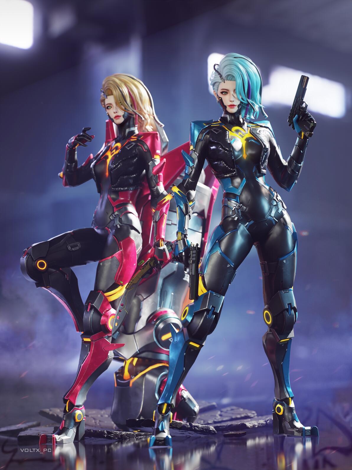 cf女角色高清大图 感谢酒足饭饱思立儿和smilegate - 哔哩哔哩