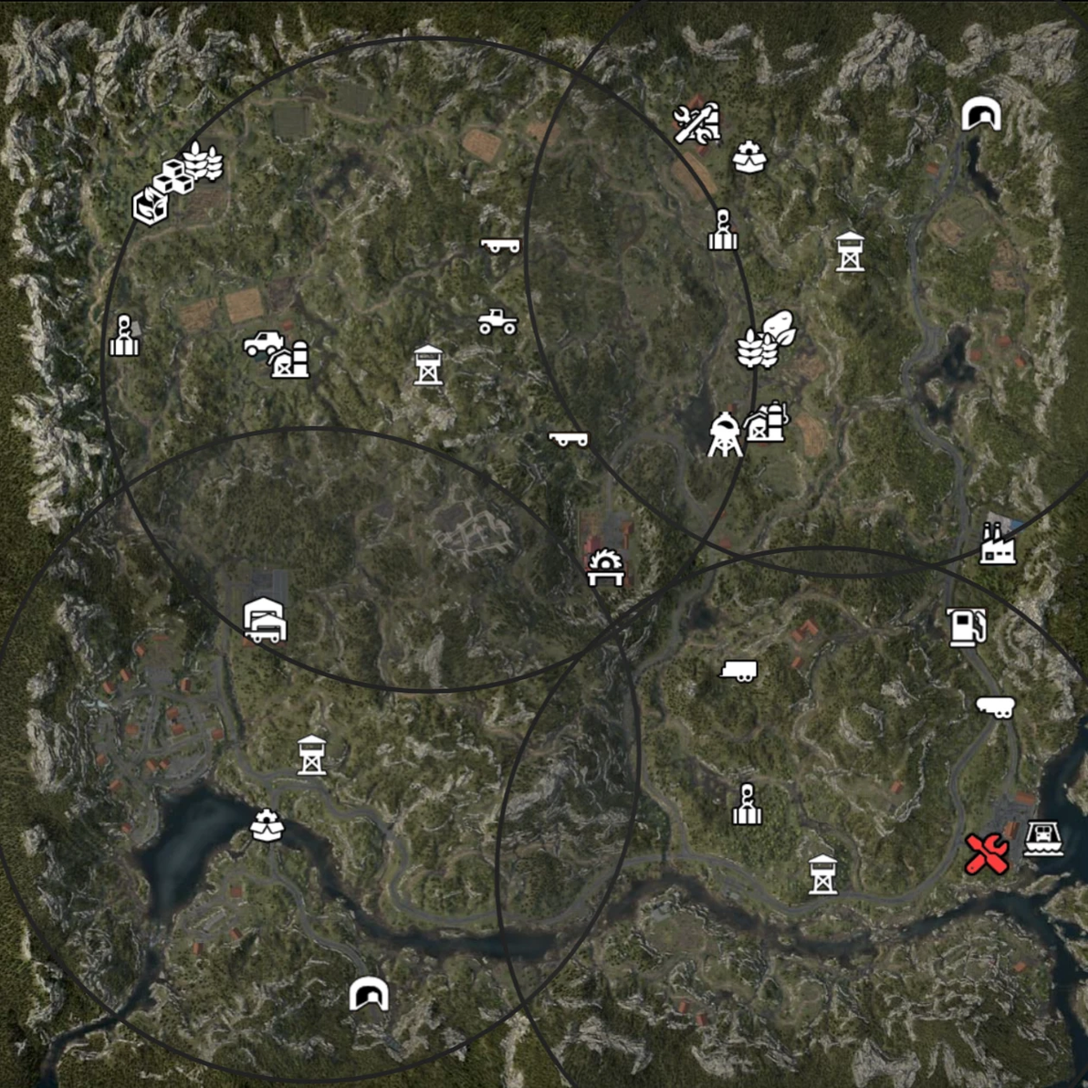 雪地奔驰Snowrunner第十四季度(奥地利)地图及升级件位置 - 哔哩哔哩