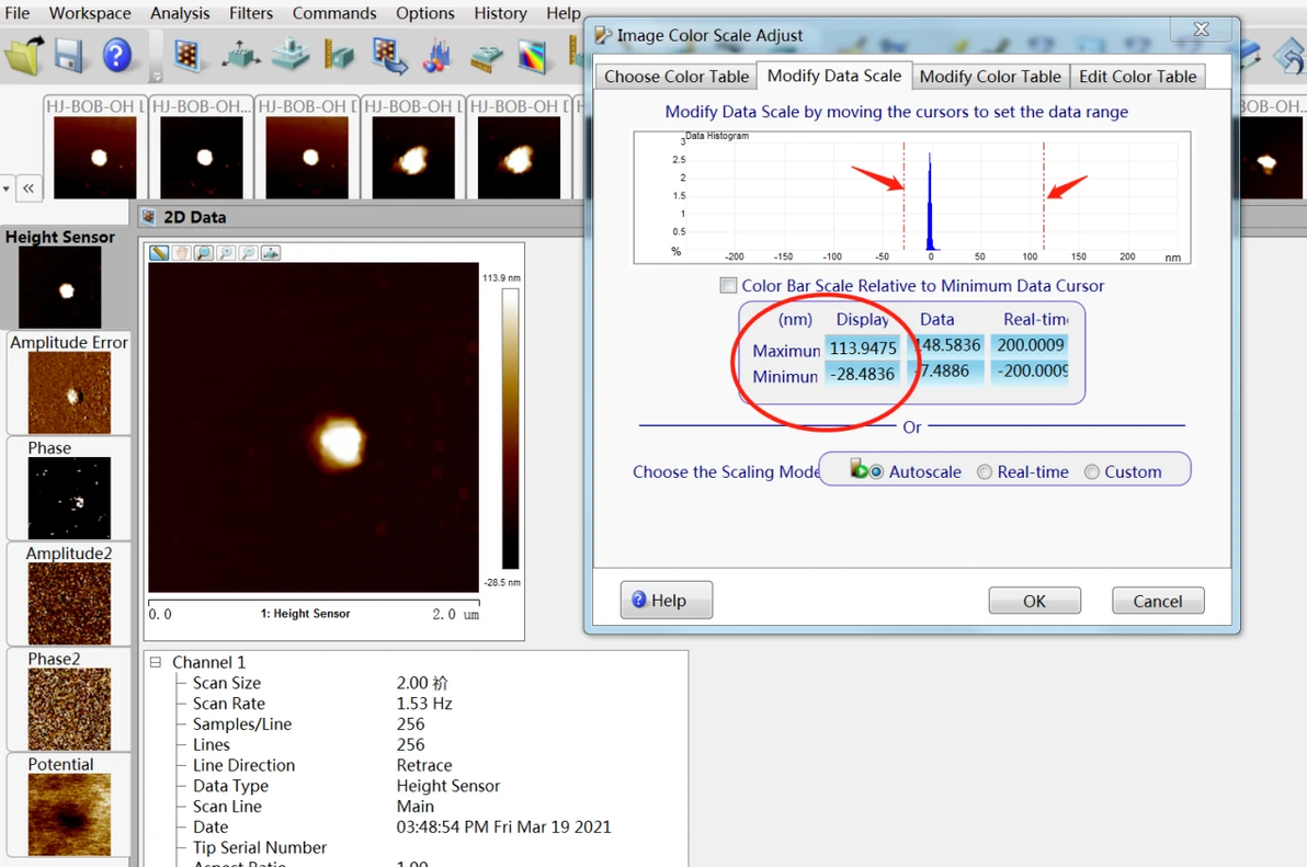 科研工具 | AFM图片处理——保姆级教程（一） - 哔哩哔哩