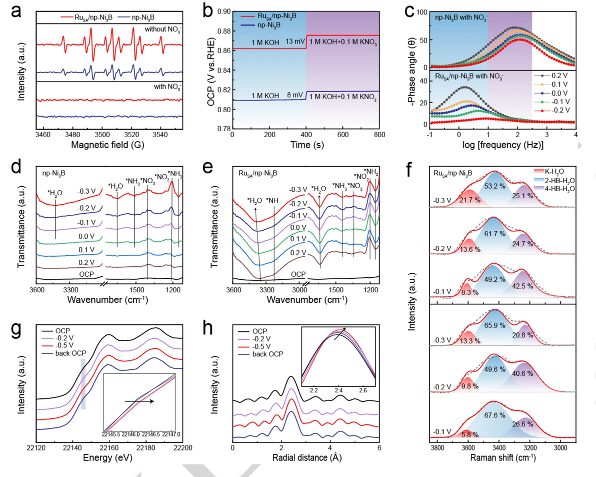 NO3RR最新Angew：Ru单原子锚定在金属硼化物中实现氢溢出效应 - 哔哩哔哩